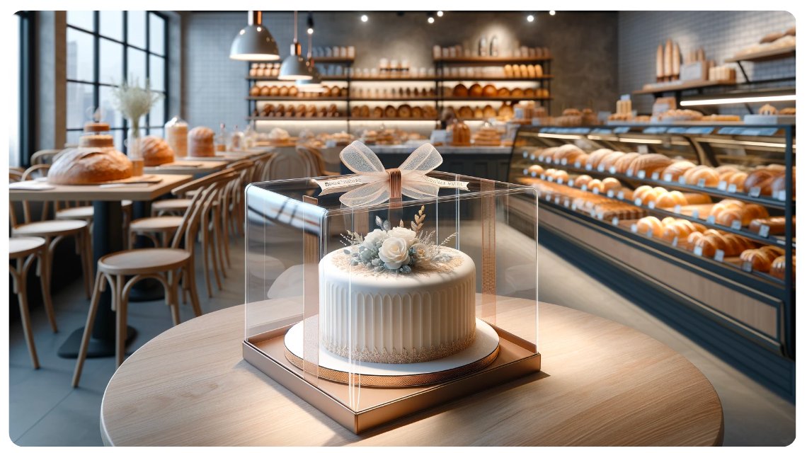 Bakery Take Out Paper Cake Boxes | HD Bio Packaging