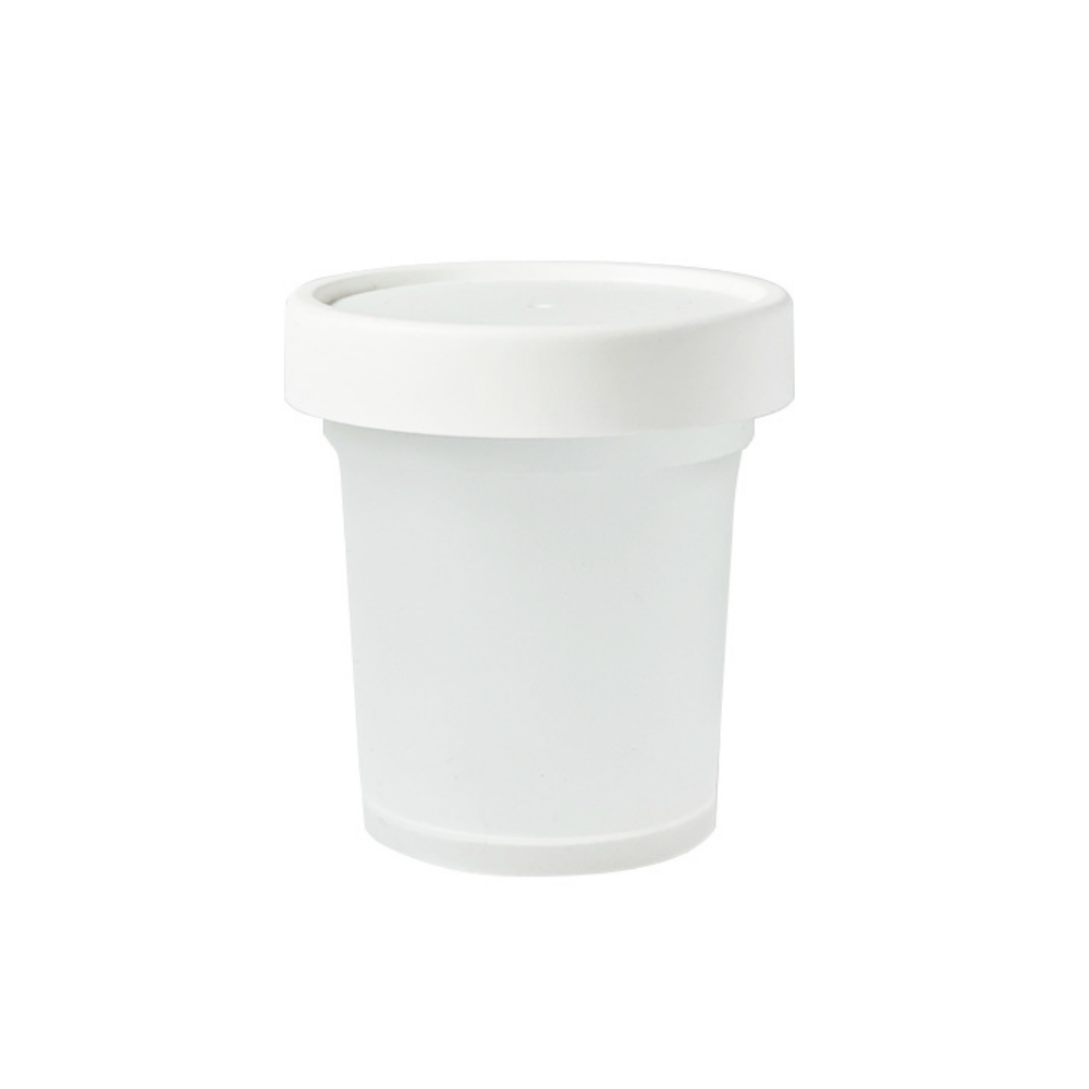 10oz 300ml Frosted Dessert Cup With White Cup Ice Cream Bottle-200 Set ...
