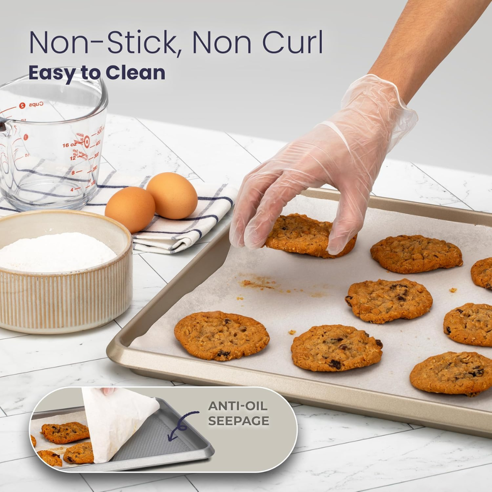 16.375x24.375" Pre-Cut White Parchment Paper Baking Sheet – HD Bio ...