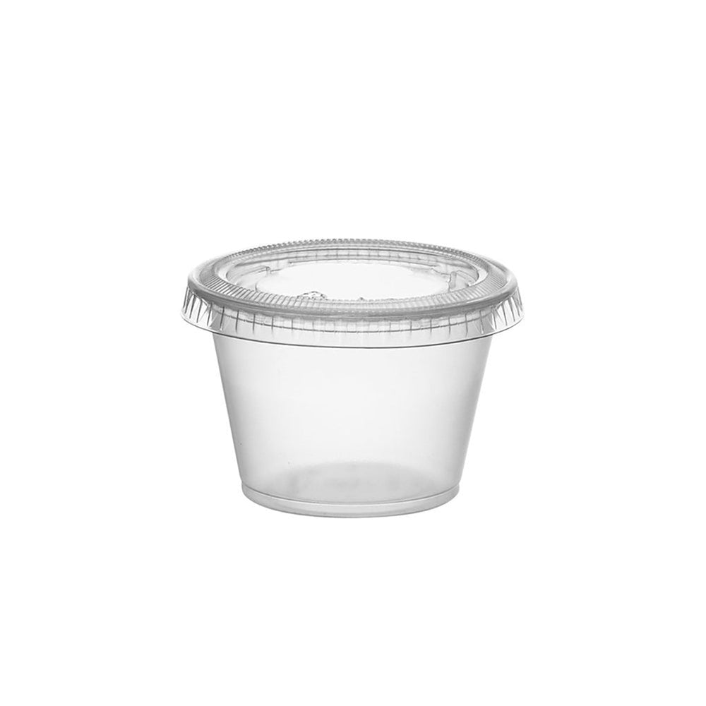 XT 1oz Plastic Clear Take Out Sauce Cup Portion Cups - 2500 Pcs – HD ...