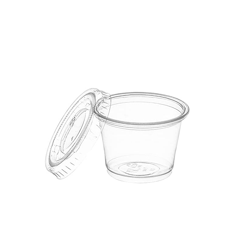 XT 1oz Plastic Clear Take Out Sauce Cup Portion Cups - 2500 Pcs – HD ...