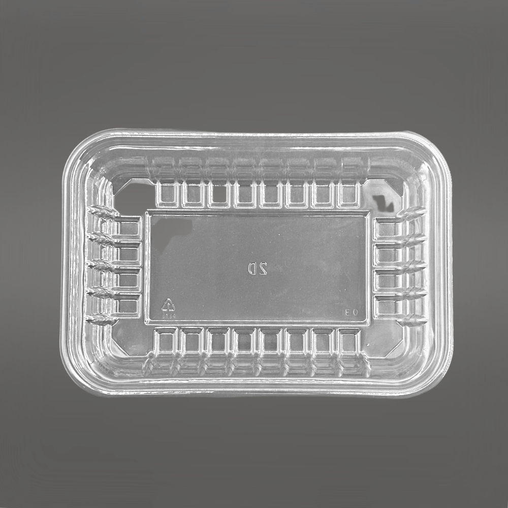 #2D PET Clear Sushi Tray | 7.68x5.12x1.18" - 500 Sets | HD Bio Packaging