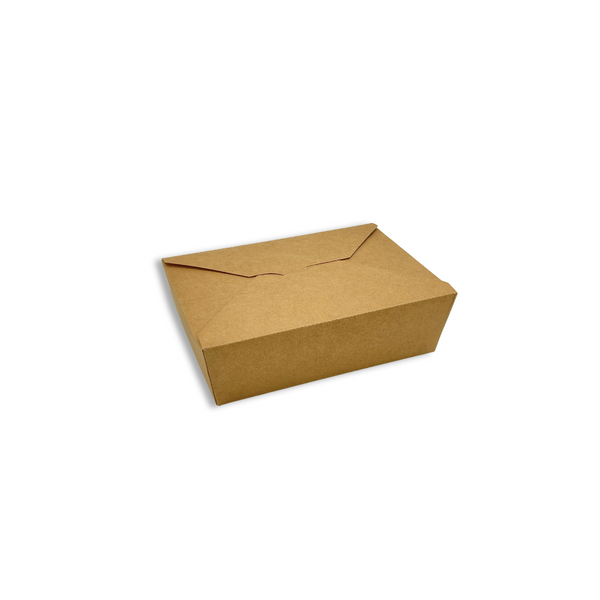 #3 | 66oz Eco-friendly Kraft Foldable Paper Box 7.76x5.5x2.48"-200 Pcs ...