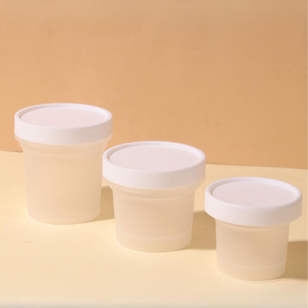 6oz 200ml Frosted Dessert Cup With White Cup Ice Cream Bottle-200 Sets ...