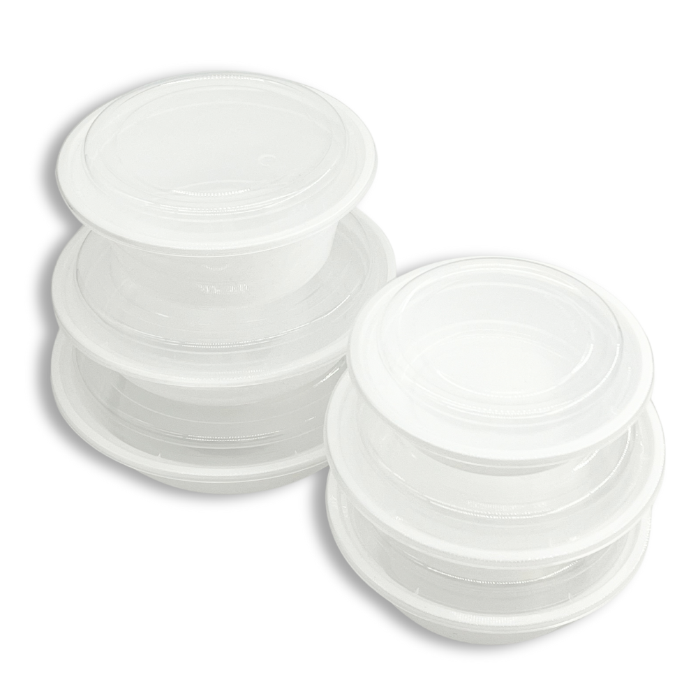 RO-16 | HD 16oz Microwaveable White Round To Go Container W/ Lid – HD ...