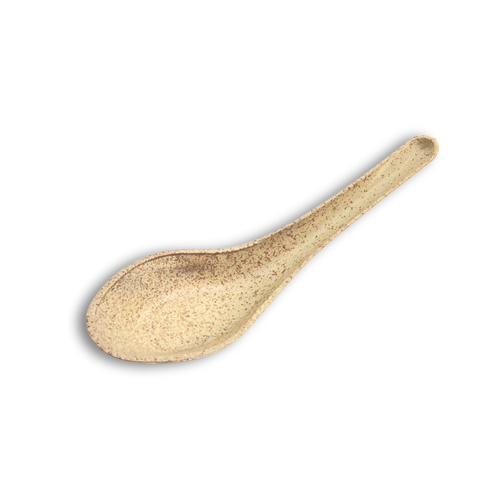 5.43" Corn Starch Bio Asian Soup Spoon - 1000 Pcs – HD Bio Packaging
