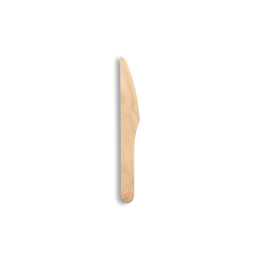 6.5" Eco-Friendly Biodegradable Compostable Wooden Knife - 1000 Pcs ...