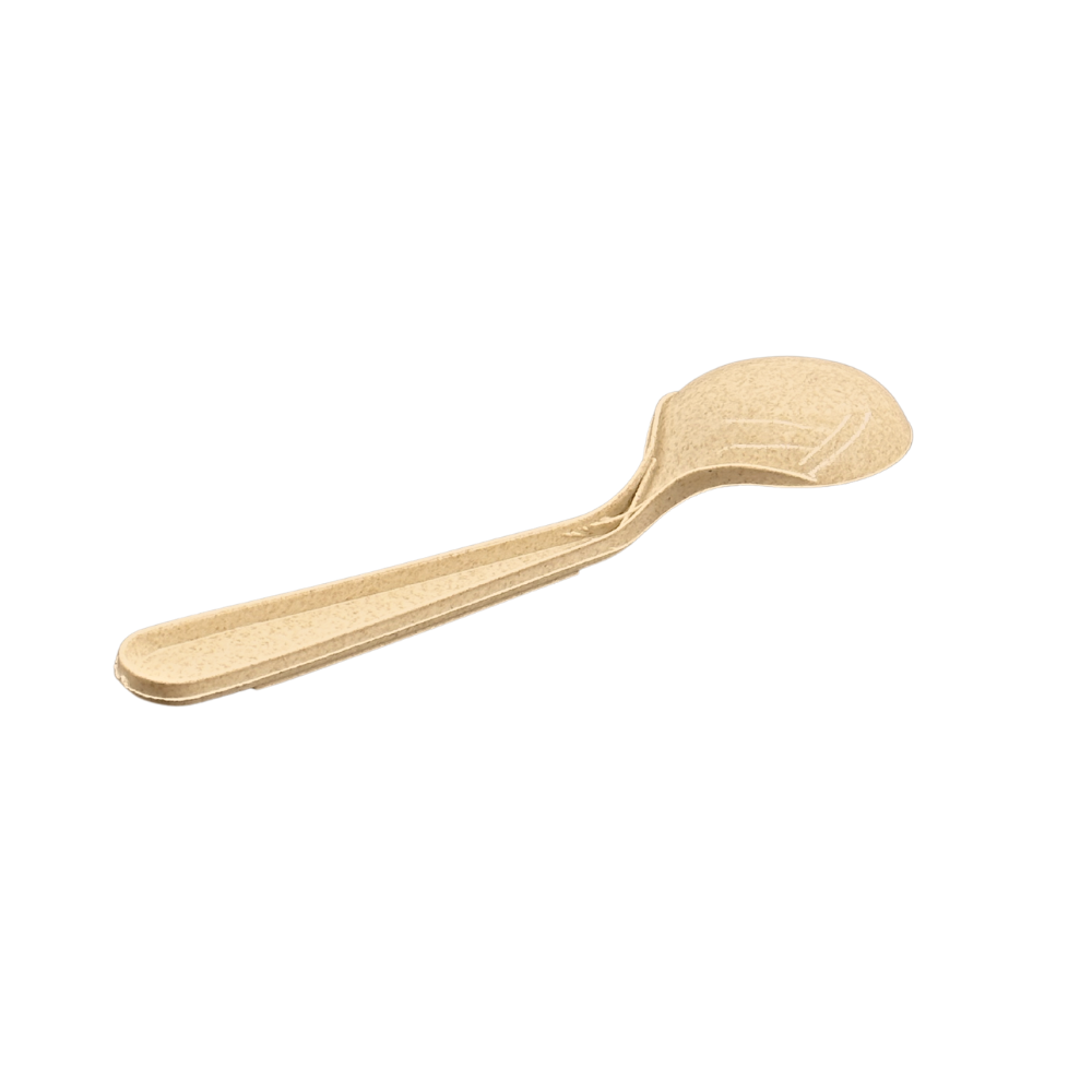 6" Corn Starch Bio Soup Spoon - 1000 Pcs – HD Bio Packaging