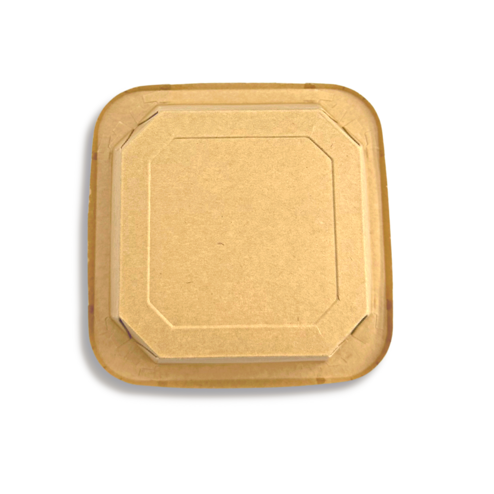 #750S | 25oz Kraft Square Paper Container | 134x134mm Top - 300 Pcs ...