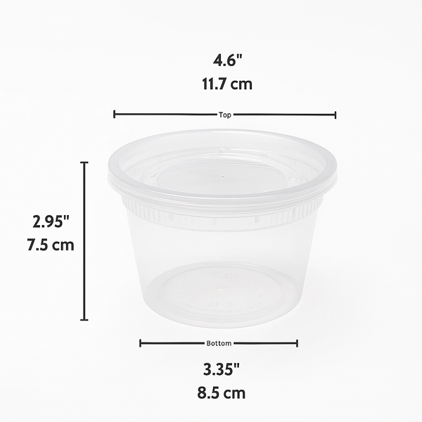 Microwavable Take Out Deli Containers | HD Bio Packaging