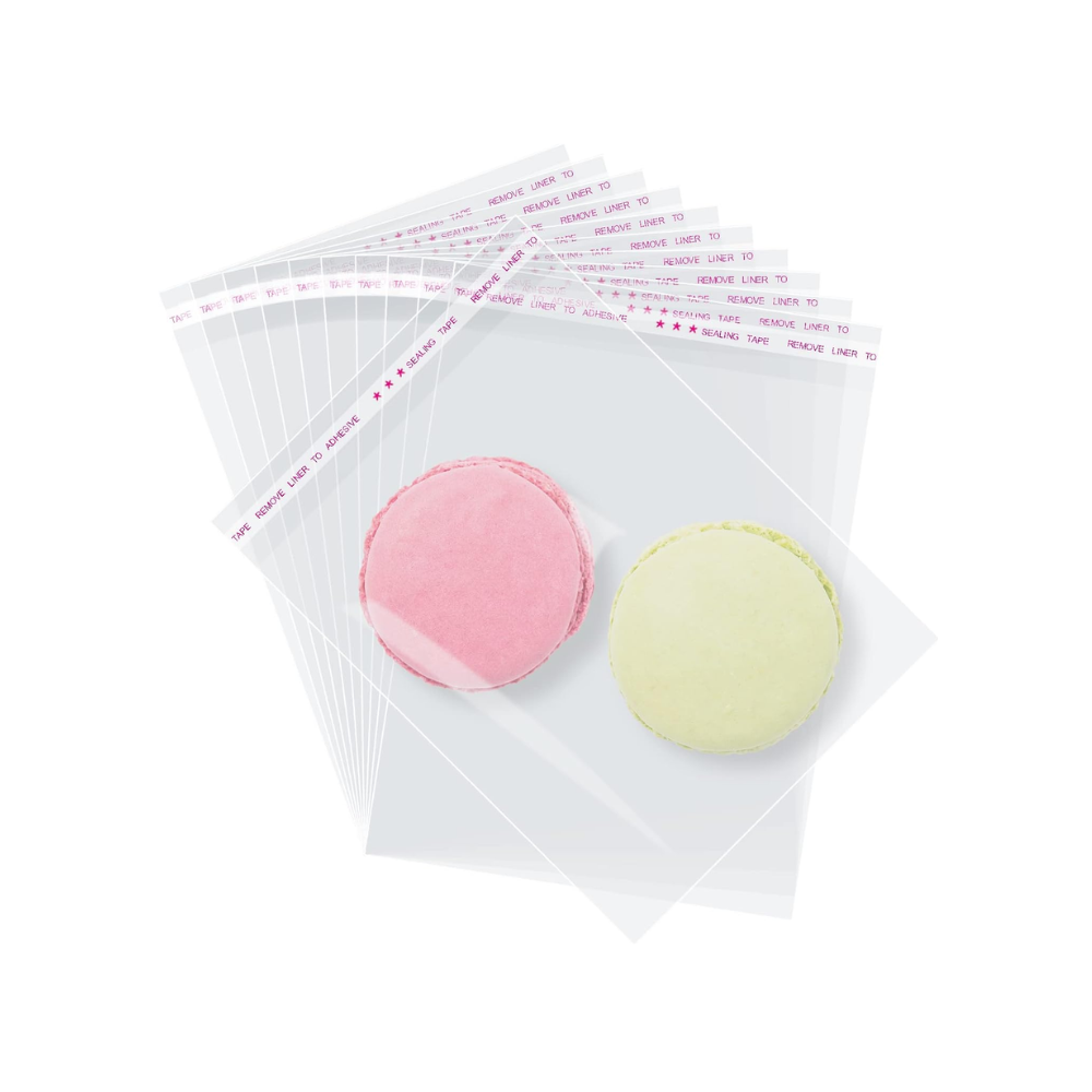 Clear Self Adhesive OPP Bag Cellophane Treat Bag | 4.5x5" – HD Bio ...