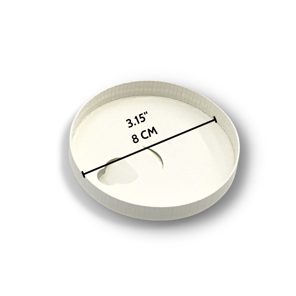 D80 | 80mm Reclosable White Paper Lid | Fit 80mm Top Paper Cup – HD Bio ...