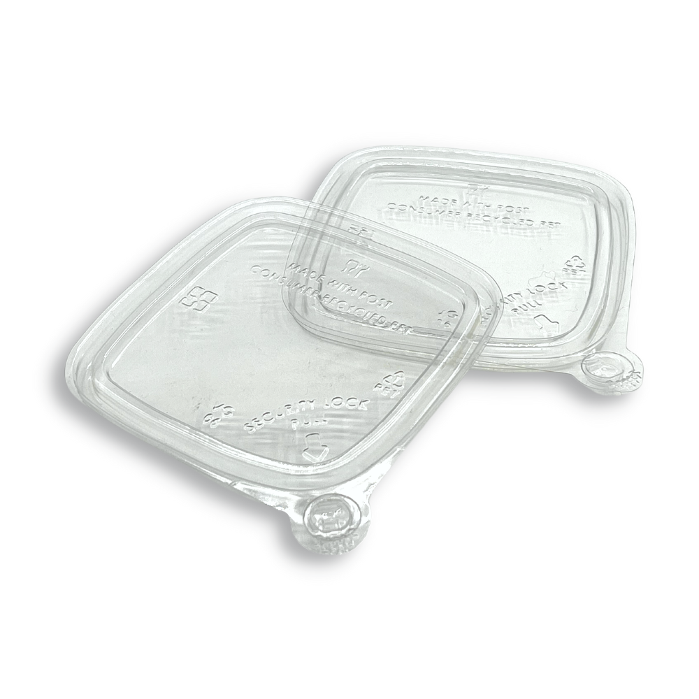 DC-Lid 105x105mm PET Clear Square Lid Fit DC-12/16/24/32 Container – HD ...