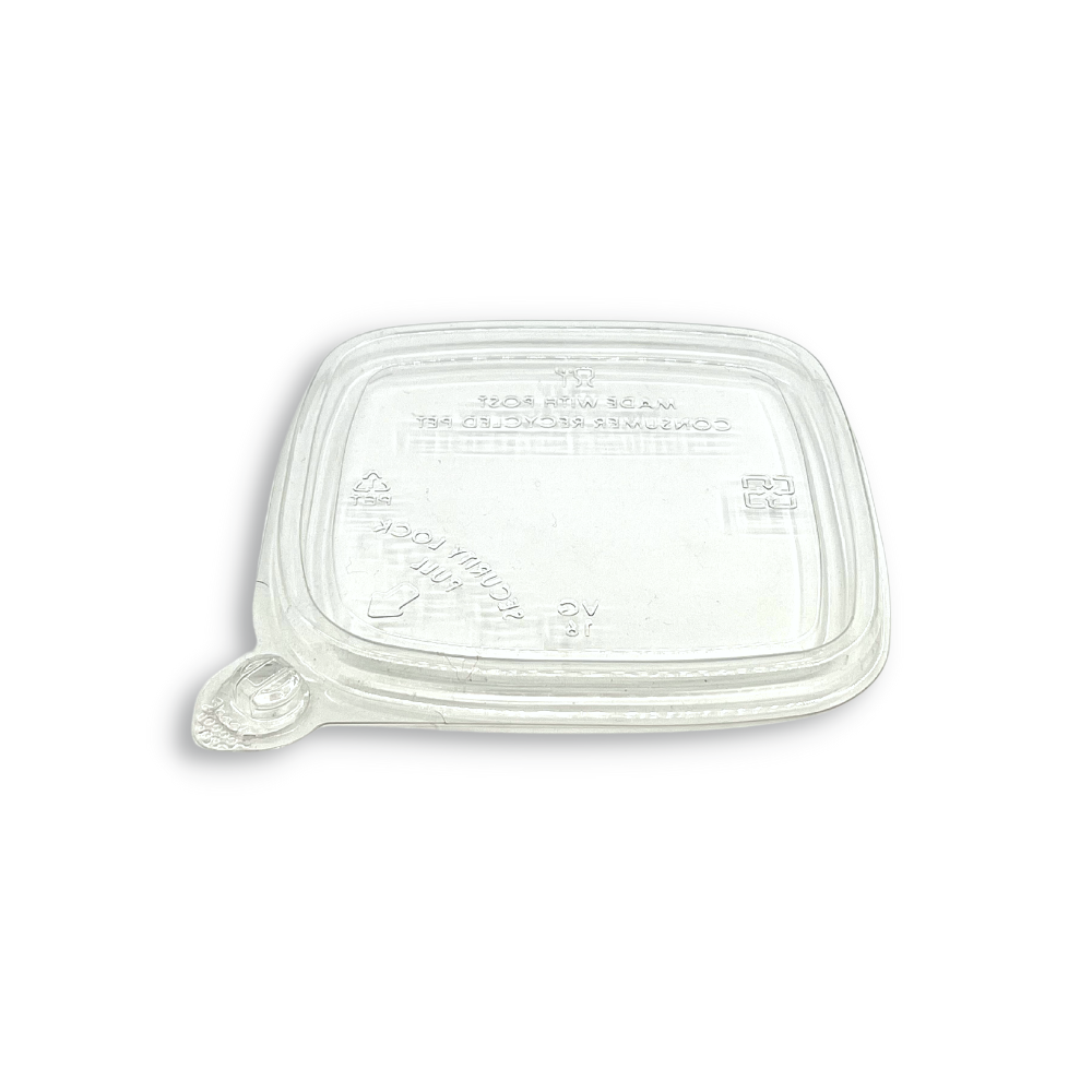 DC-Lid 105x105mm PET Clear Square Lid Fit DC-08/12/16/24/32 Container ...