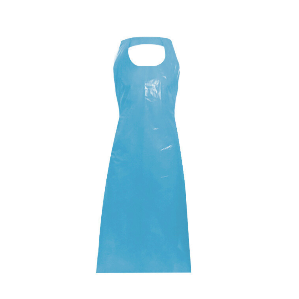 Disposable Waterproof White Plastic Apron | 28x46