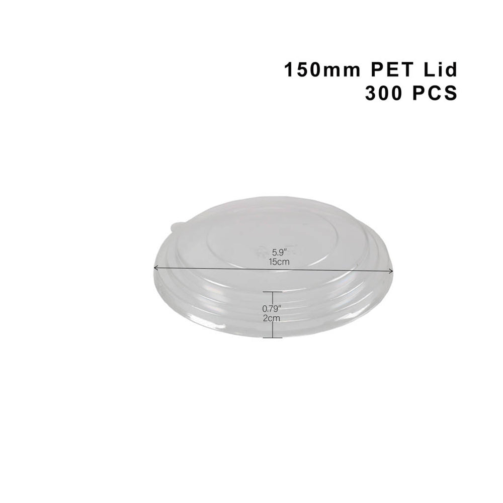 150mm AFP Clear Round Lid Fit 500B/750B/1000B Paper Bowl (Lid Only ...