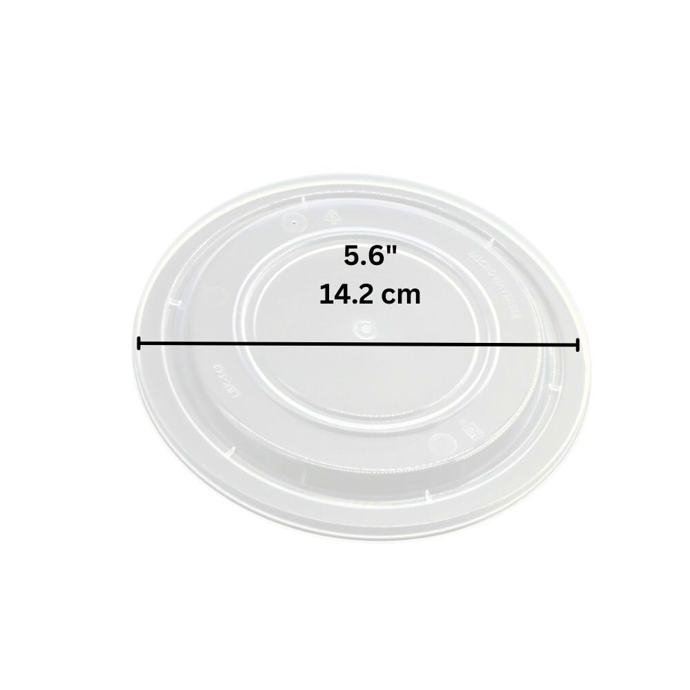 HD-142 14.2cm PP Clear Round Lid | Fit HD-700/850/999 Bowl-600 Pcs – HD ...