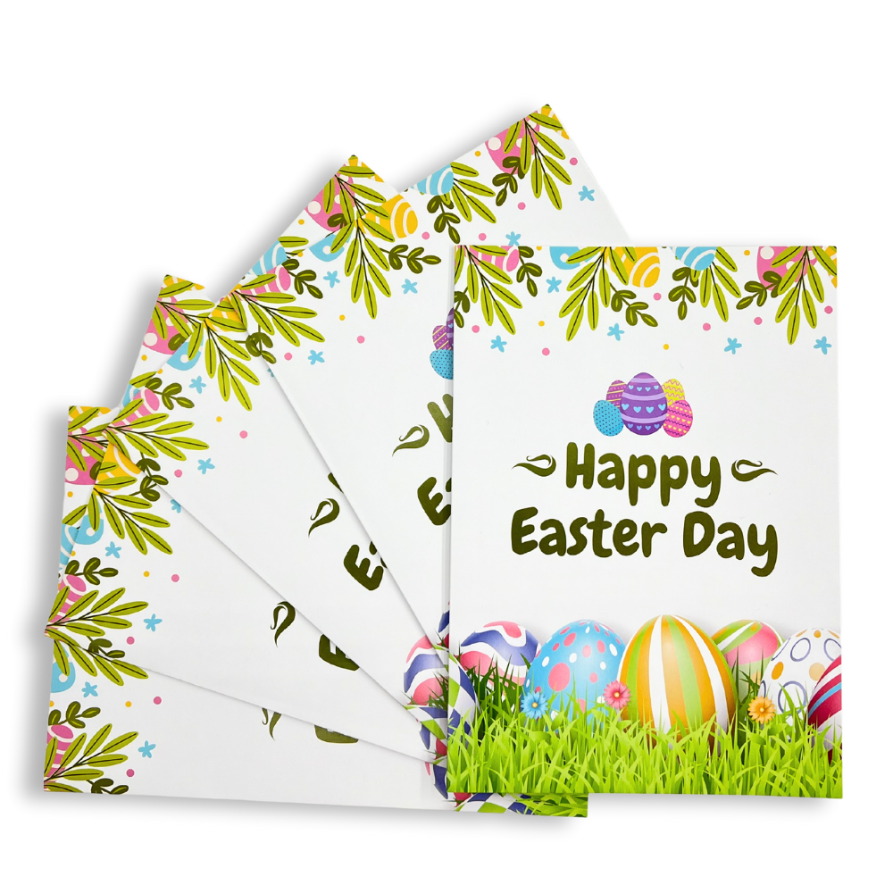 Happy Easter Day Card High Quality Holiday Festival Card | 7x5"-5 Pcs ...