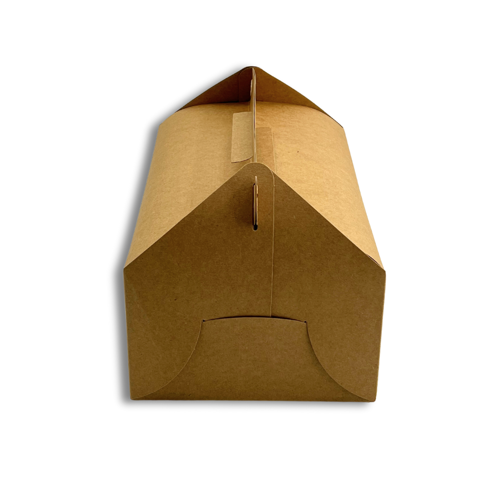 Kraft Cake Paper Box Pastry Box W/ Handle | 11.25x7.25x4.5" – HD Bio ...