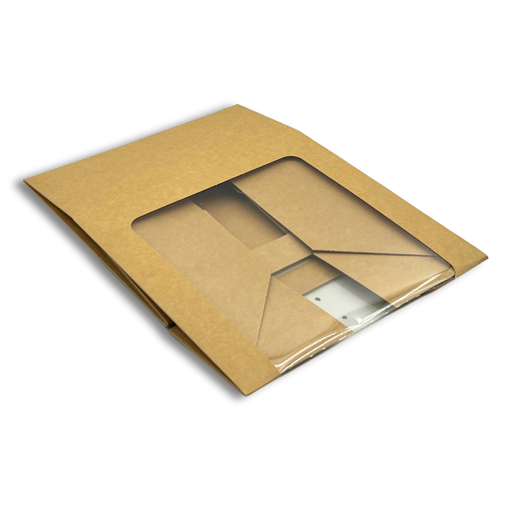 Kraft Square Cake Paper Box Pastry Box W/ Window | 9x9x3.75" – HD Bio ...