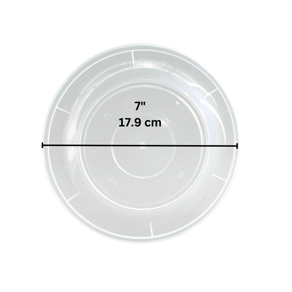 PPB179 Lid | Plastic Clear Round Lid | Fit HS1100 White Bowl - 300 Pcs ...