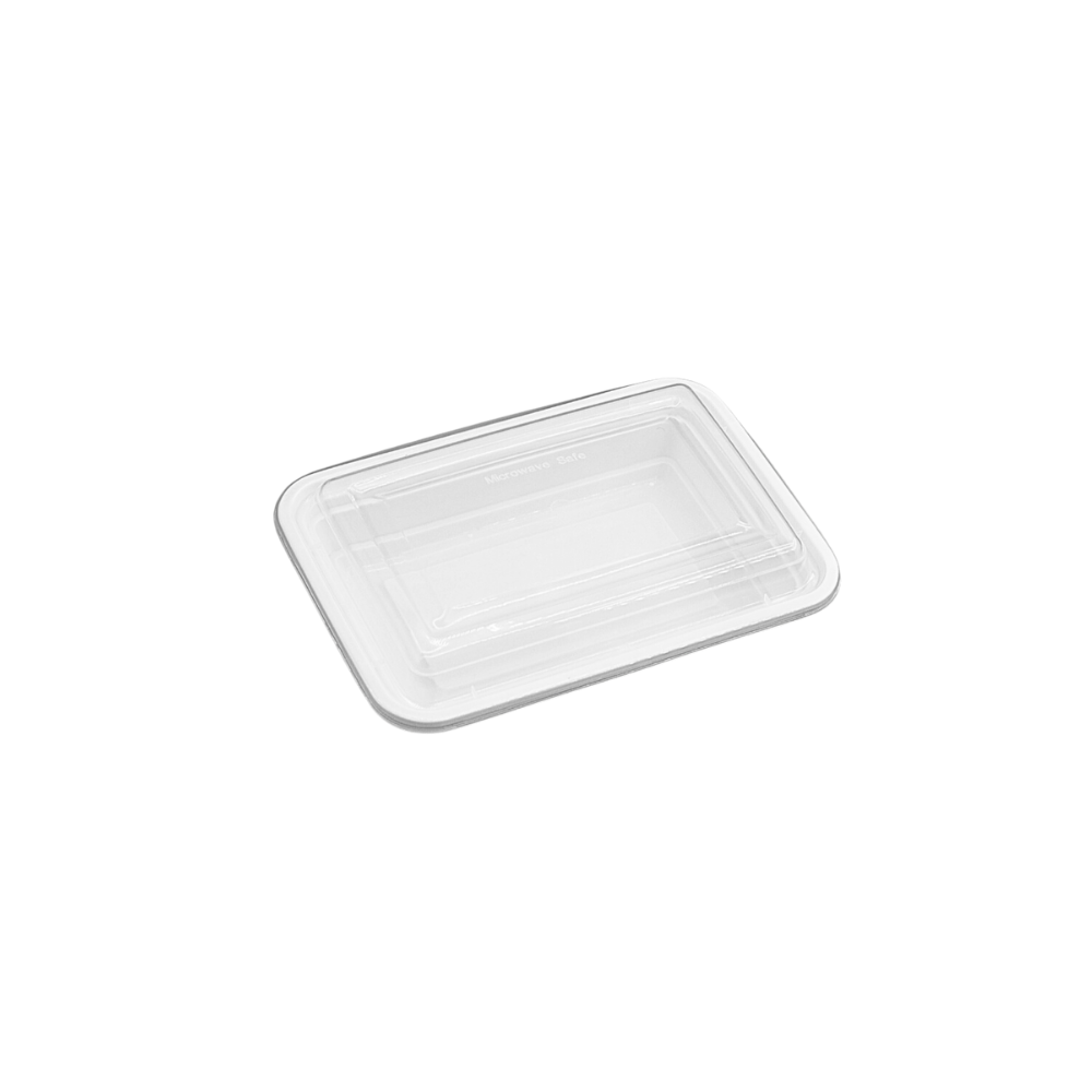 RE-16 | HD 16oz Microwaveable White Rectangular To Go Container W/ Lid ...
