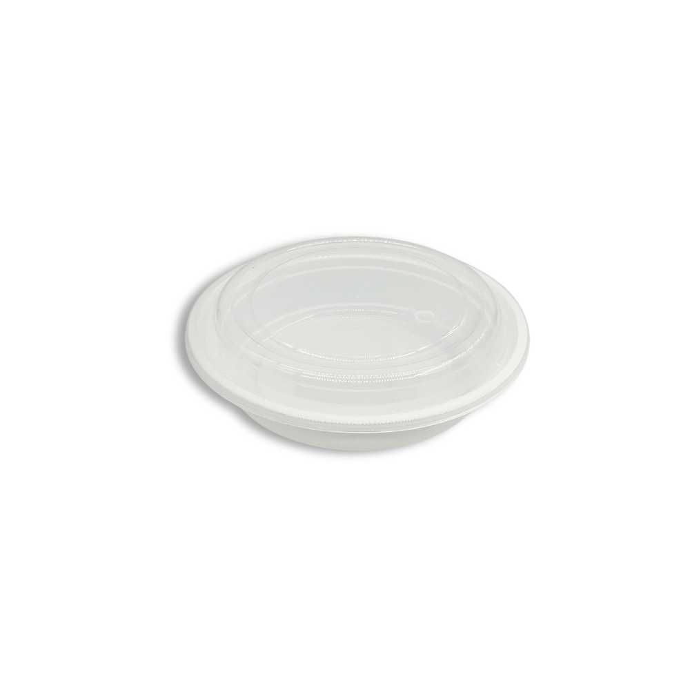 RO-24 | HD 24oz Microwaveable White Round To Go Container W/ Lid – HD ...