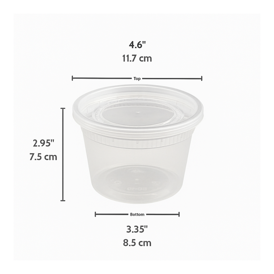 Microwavable Take Out Deli Containers | HD Bio Packaging