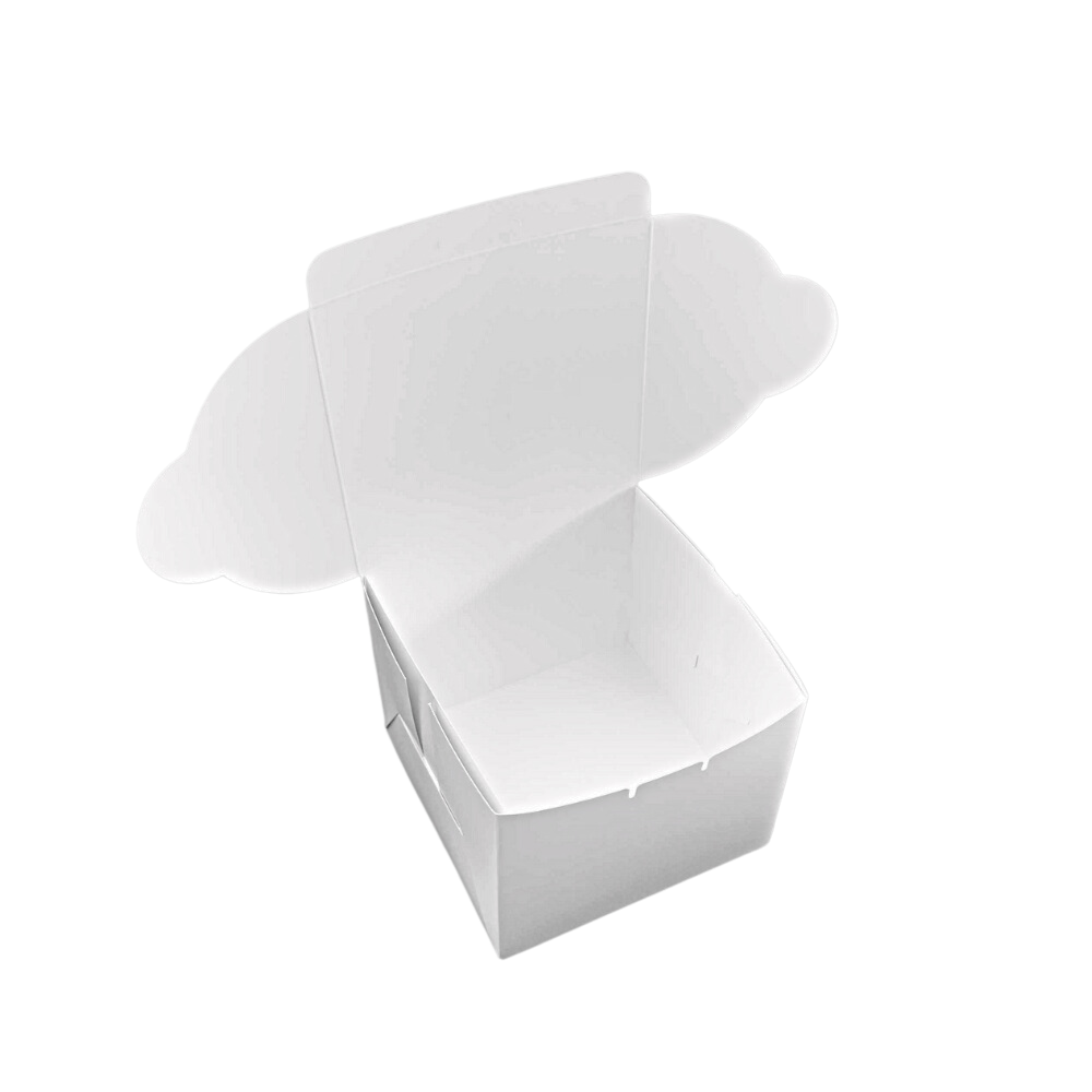 White Square Cake Paper Box Paperboard Bakery Box | 6x6x5" – HD Bio ...