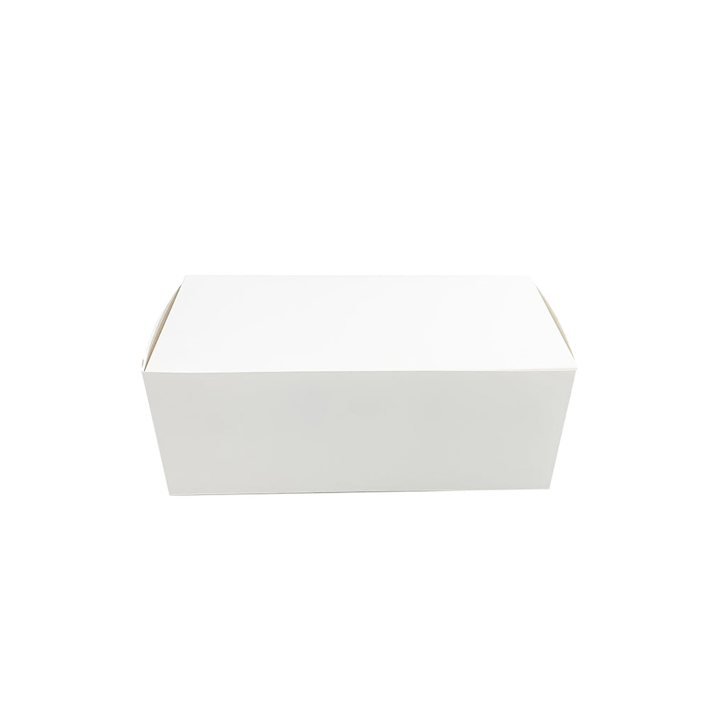 10x5x4" White Rectangular Cake Paper Box Cardboard Bakery Box-200 Pcs ...