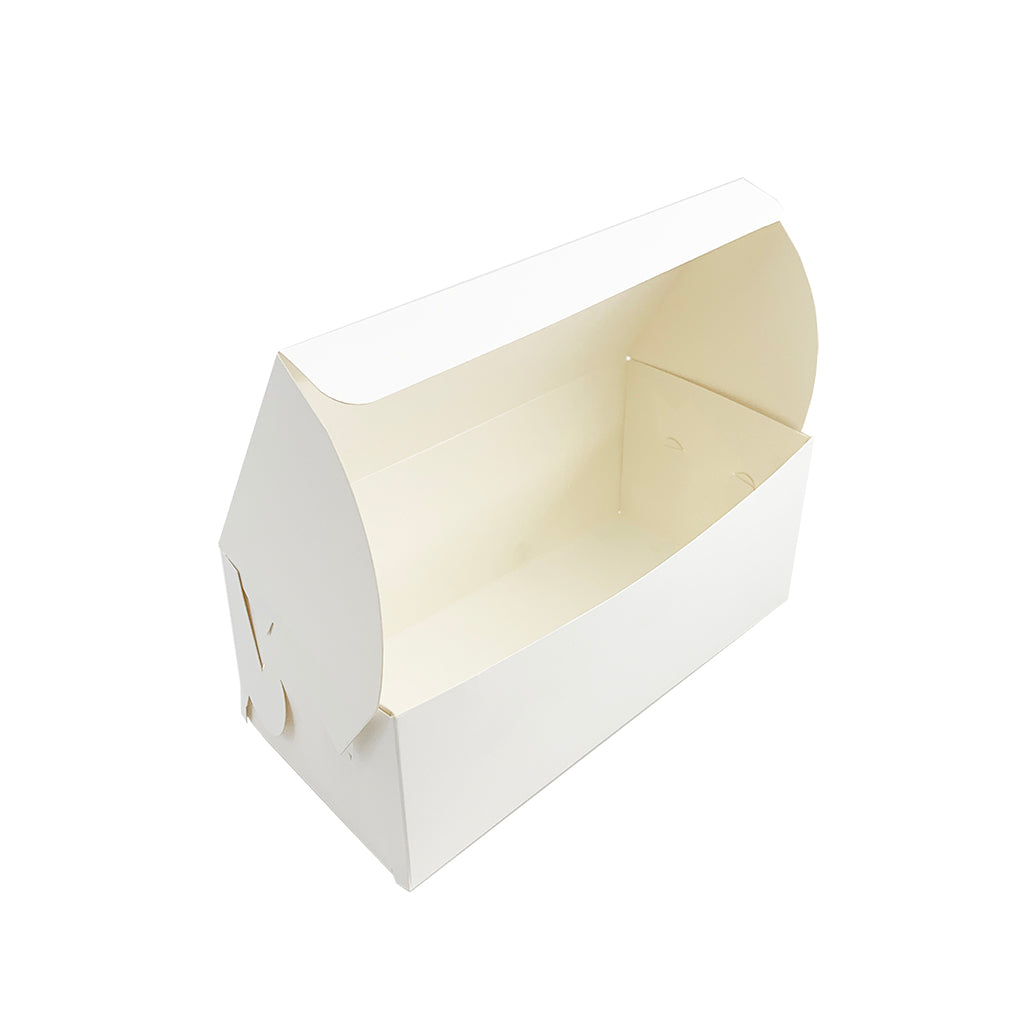 10x5x4" White Rectangular Cake Paper Box Cardboard Bakery Box-200 Pcs ...