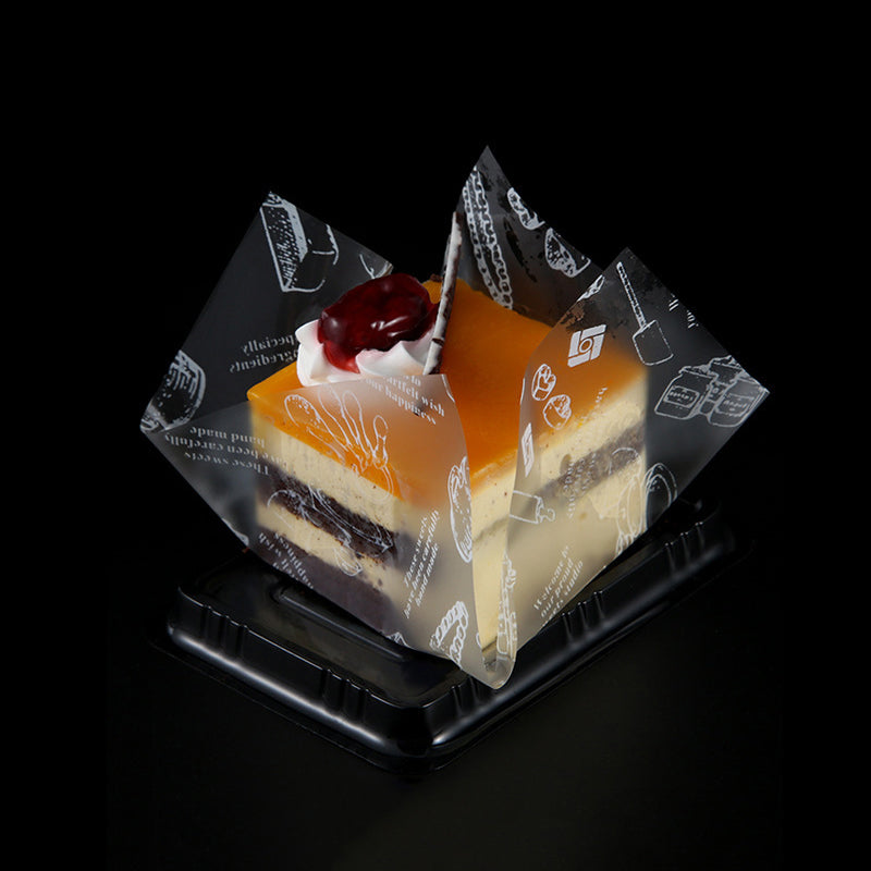 5.9x5.9" Plastic Square Cake Wrap Film (Random Pattern) - 500 Pcs – HD ...