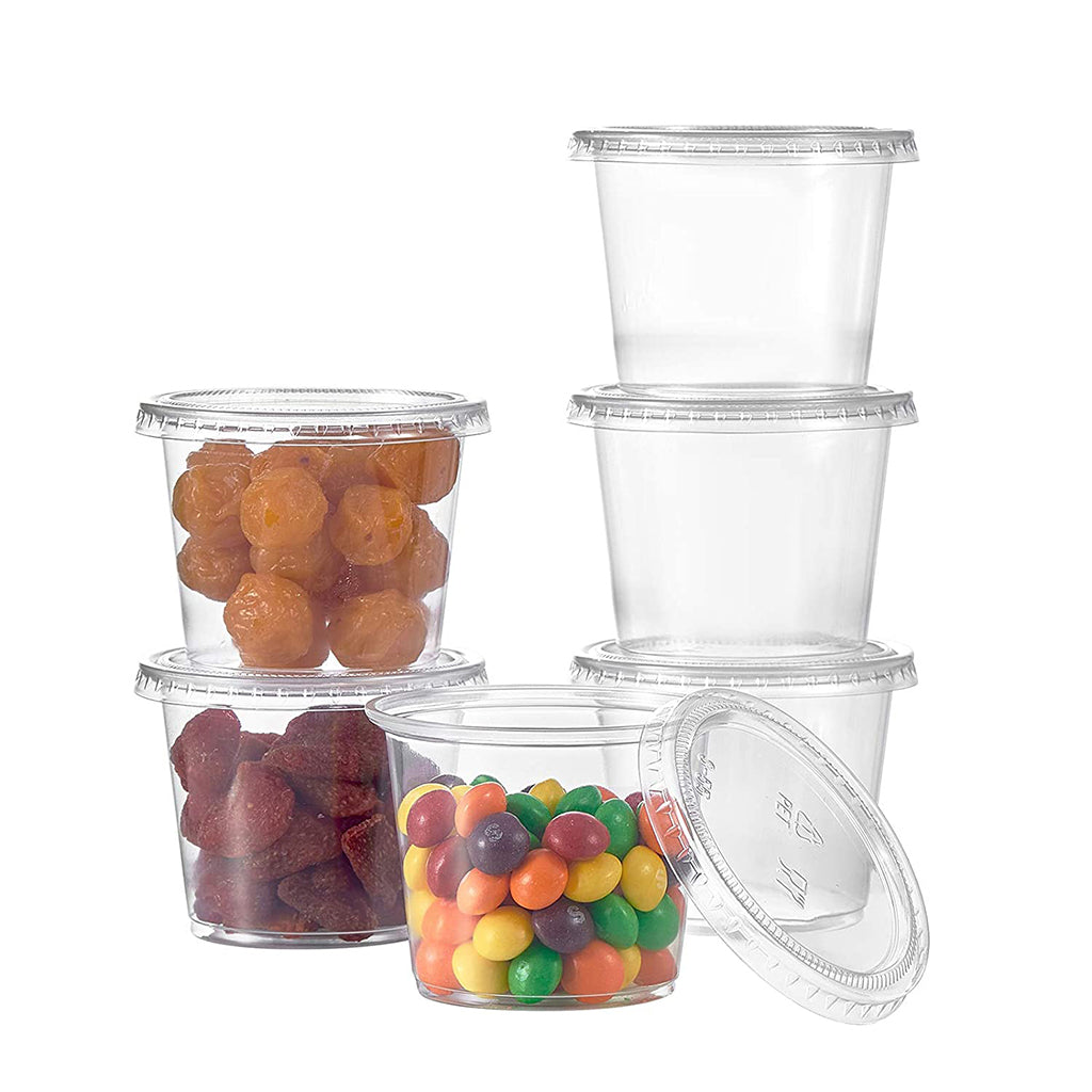 5.5oz Plastic Clear Take Out Sauce Cup Portion Cups - 2500 Pcs – HD Bio ...