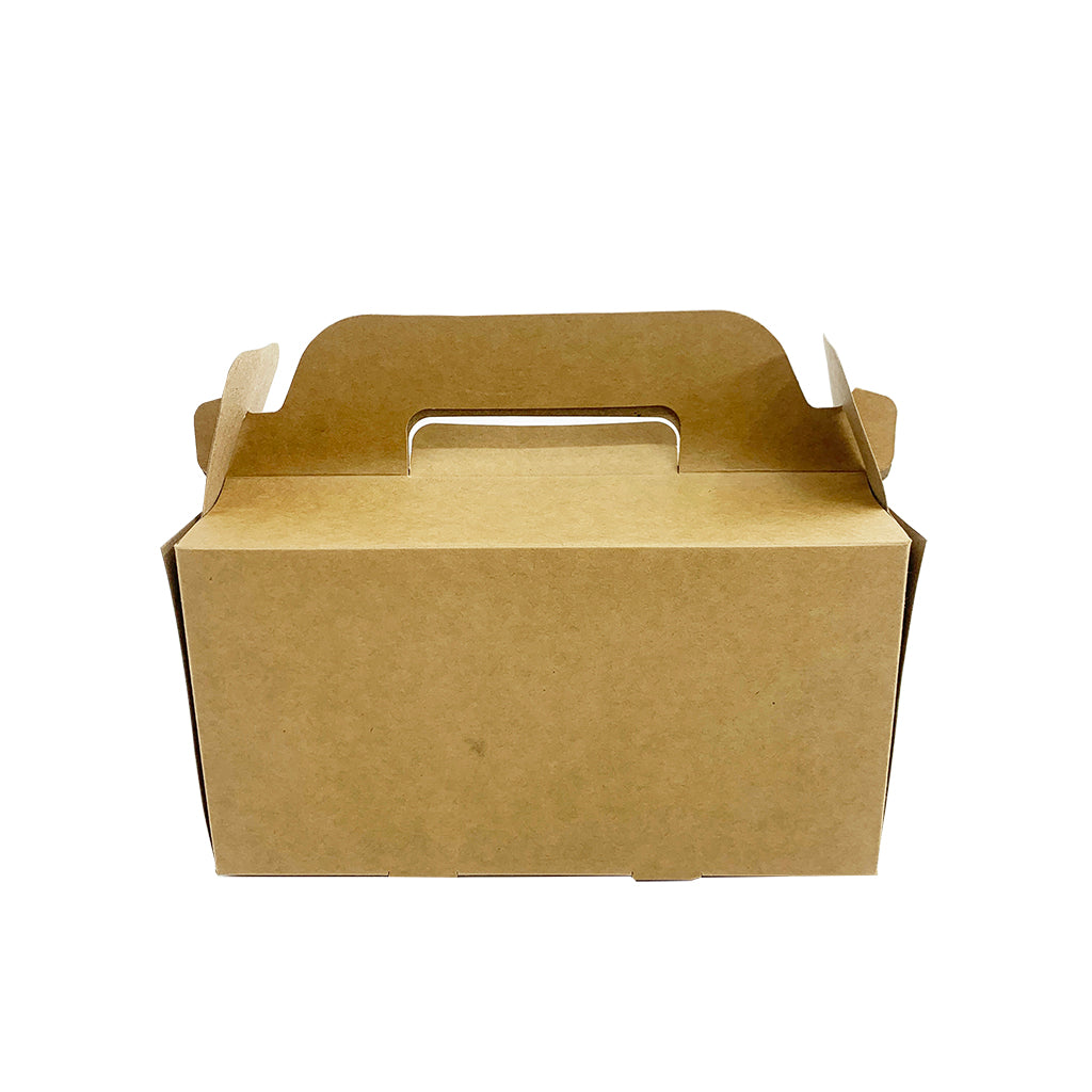 Eco-Friendly Kraft Gift Box W/ Handle | 11.25x7.25x4.5" - 200 Pcs | HD ...