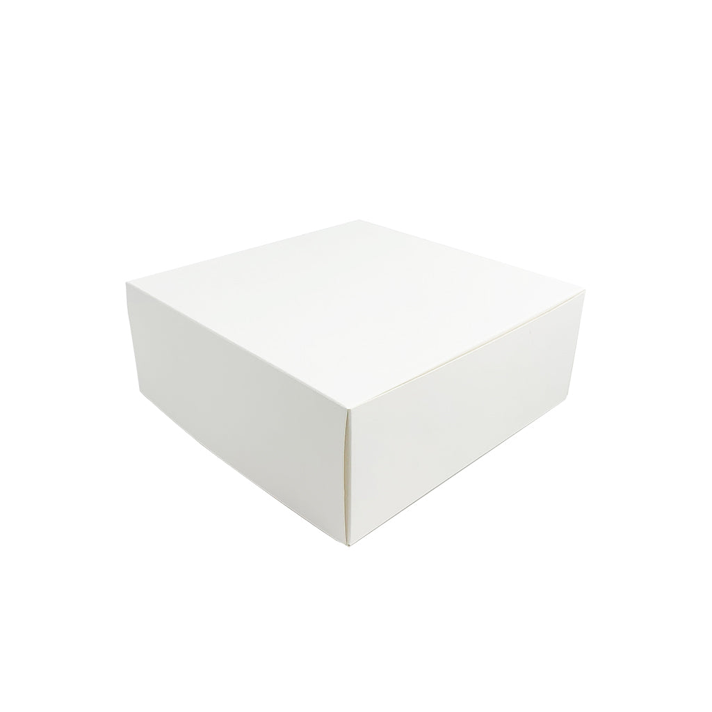 8.25x8.25x3.25" White Square Cake Paper Box Cardboard Bakery Box-200Pc ...