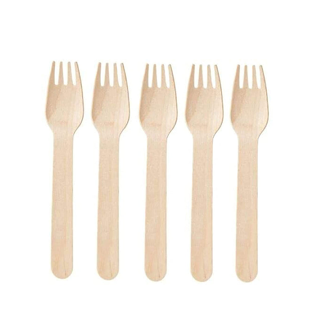 6.2" Eco-Friendly Biodegradable Compostable Wooden Fork - 1000 Pcs – HD ...