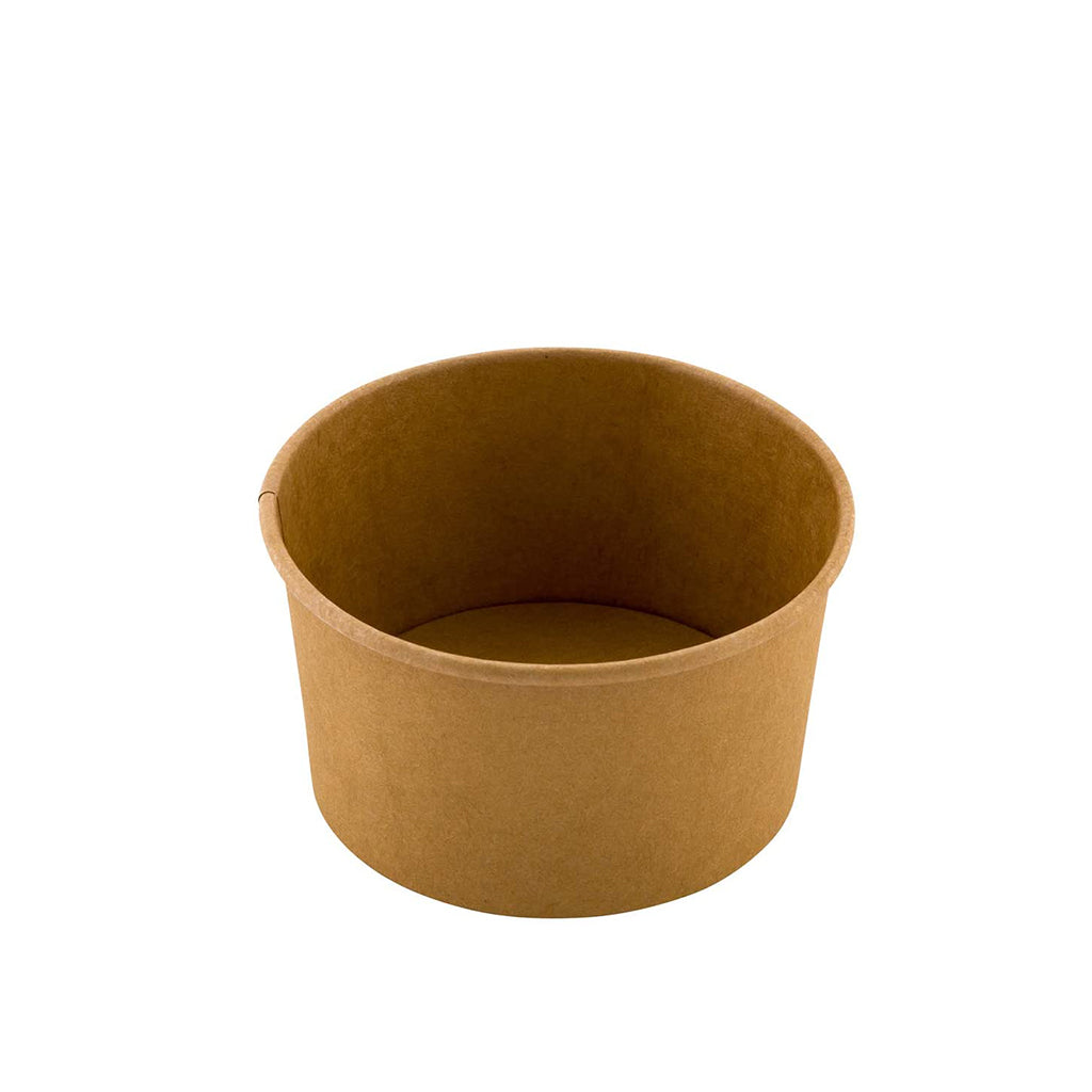 #8B | 8oz Kraft Paper Soup Cup Food Container | 96mm Top - 500 Pcs – HD ...