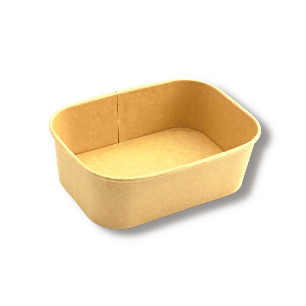 JH-R-750B | 26oz Rectangular Kraft Paper Container (Base Only)-300 Pcs ...