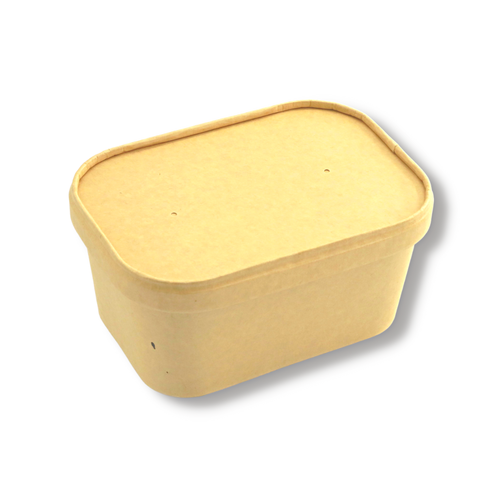 JH-R-1000B | 32oz Rectangular Kraft Paper Container(Base Only)-300 Pcs ...