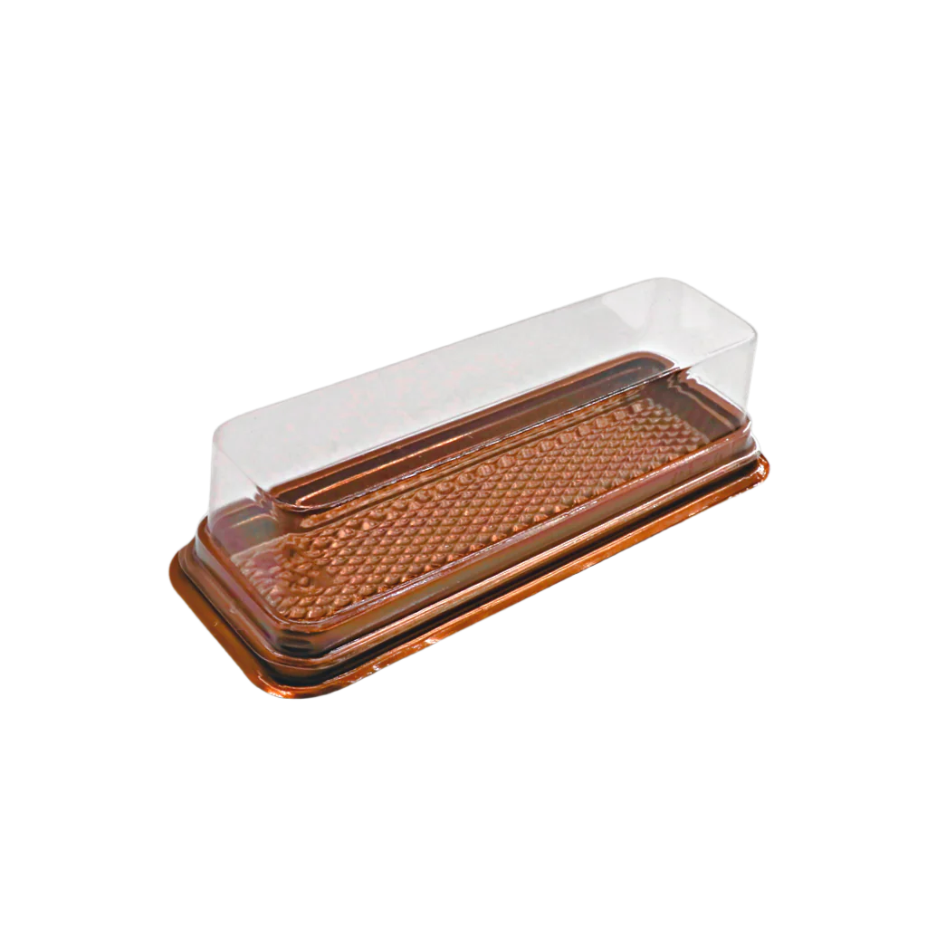 Macaron PET Clear Rectangular Box W/ Lid | 6.5x1.57x1.77" -150 Sets ...