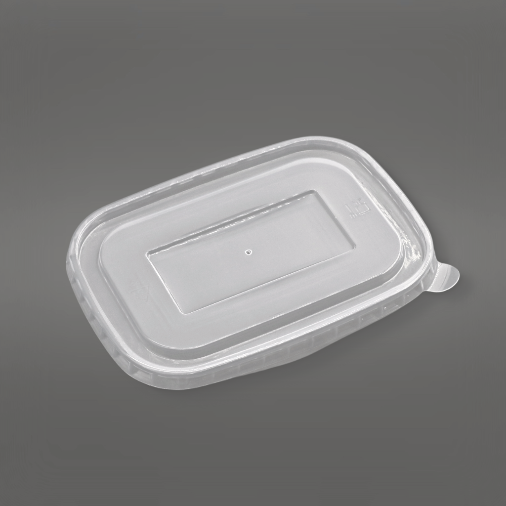 170x120mm Clear Rectangle PP Lid Fit 580B/750B/1000B Container-300 Pcs ...