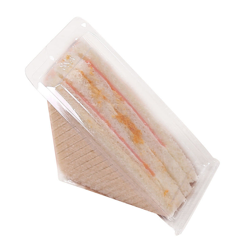 J106 Clear Triangular Hinged Sandwich Container 5.91x2.76x3.94"-500Pcs ...