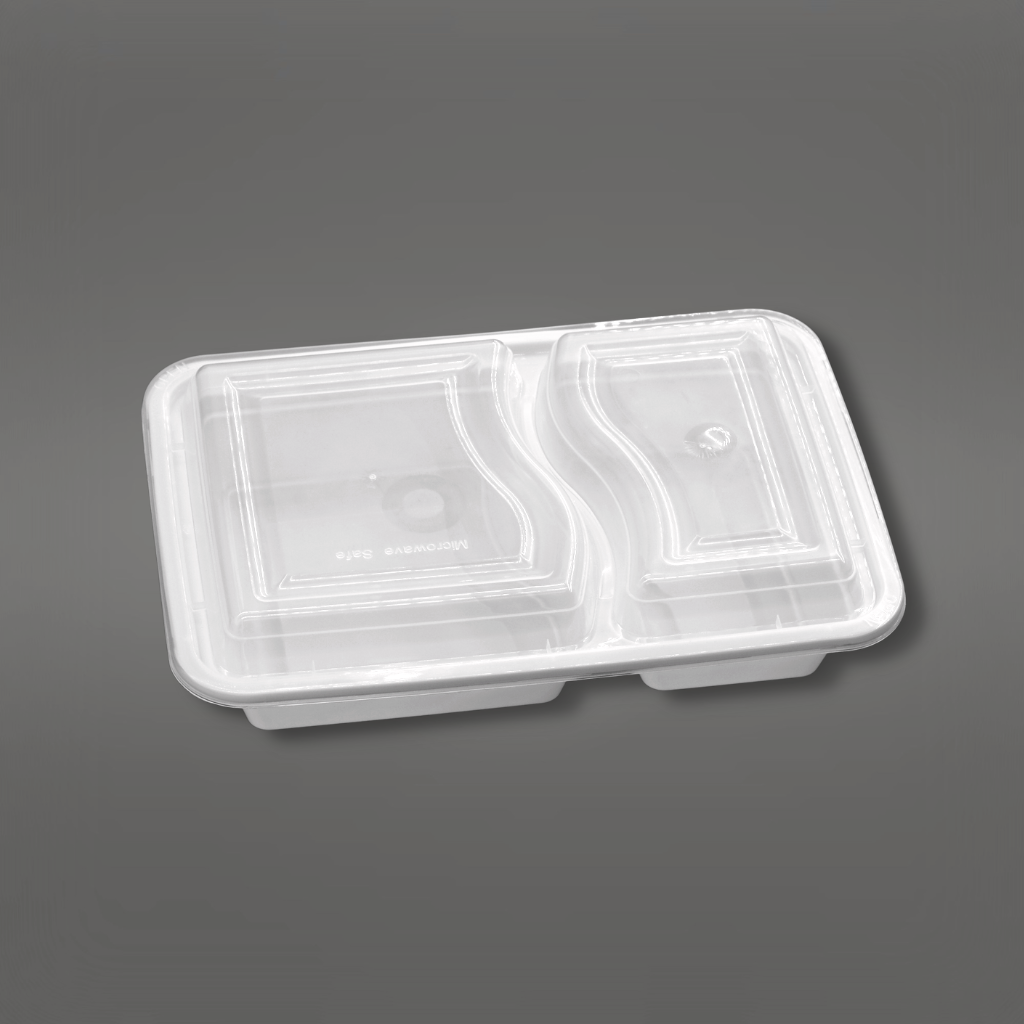 RE-232 | HD 32oz Plastic White Rectangular To Go Container W/ Lid | HD ...