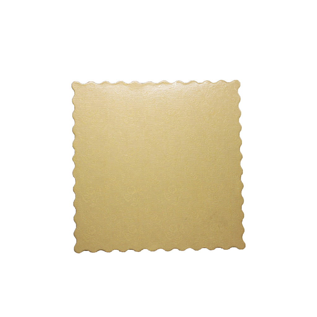 10" Golden Square Cake Paper Pad Cake Board - 100 Pcs – HD Bio Packaging