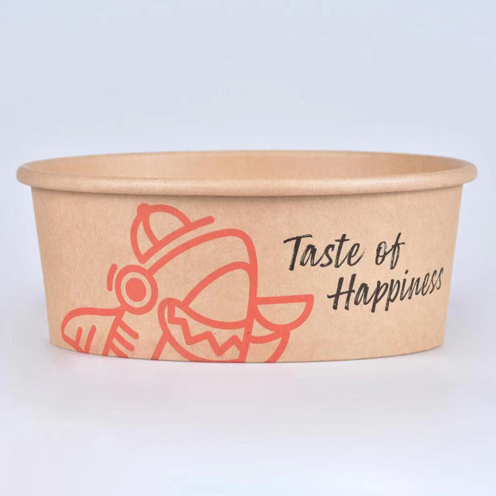 Custom 18oz/26oz/32oz/37oz/40oz Kraft Paper Bowl - 30000 Pcs | HD Bio ...